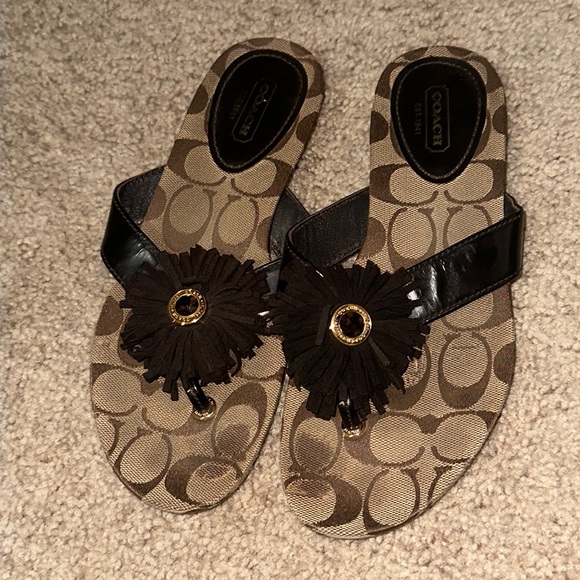 Coach | Shoes | Coach Flip Flops | Poshmark